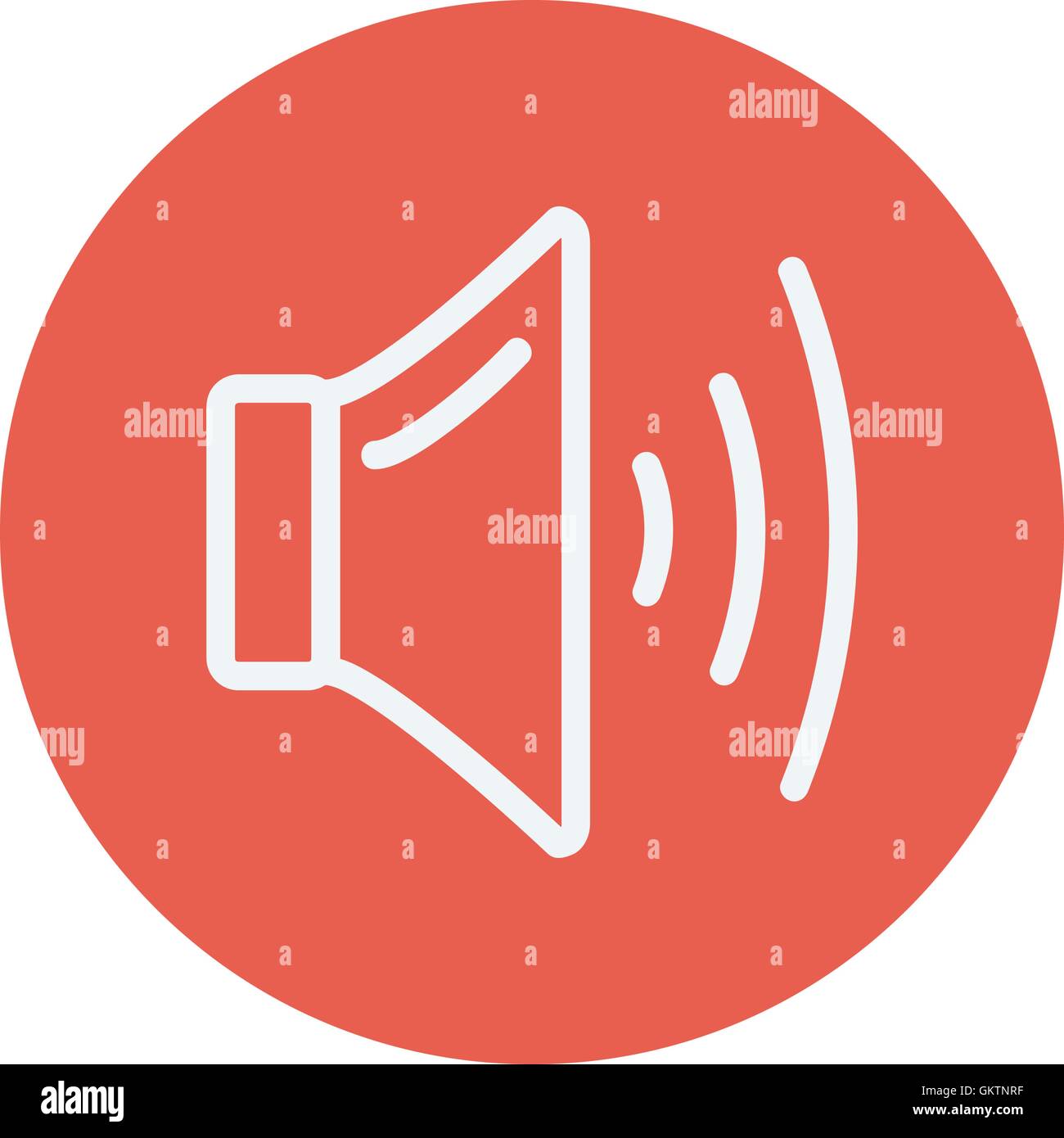 Speaker volume thin line icon Stock Vector Image & Art - Alamy