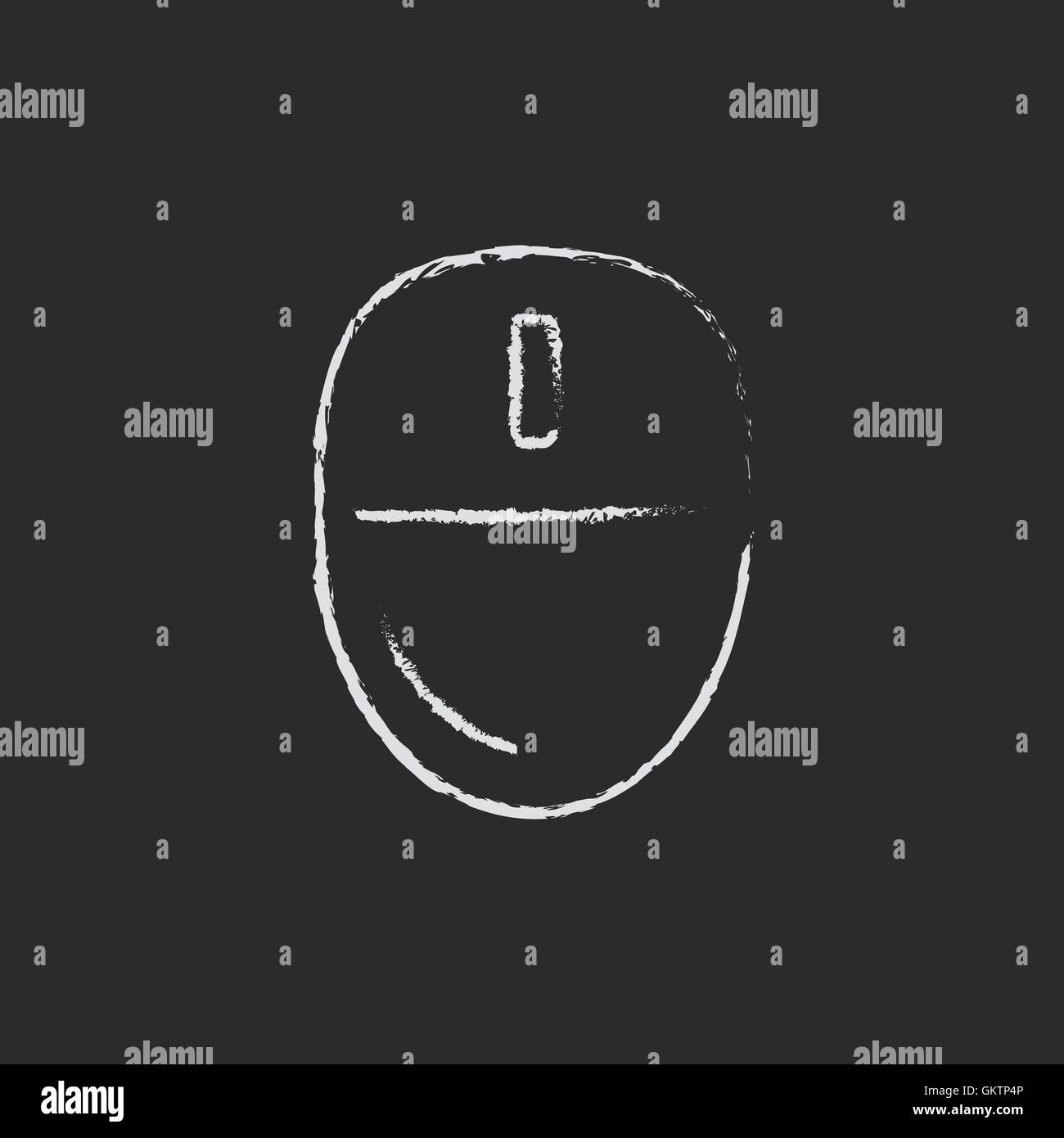 Computer mouse drawn in chalk Stock Vector Image & Art - Alamy