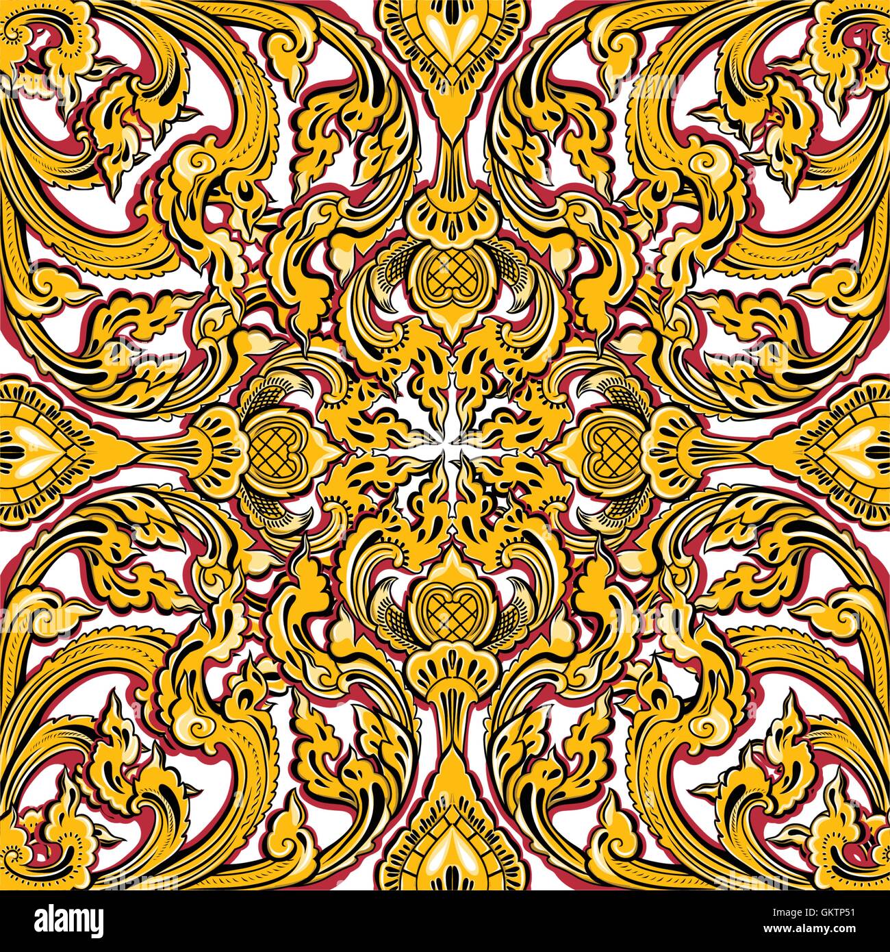 Decorative asian art Stock Vector Images - Alamy