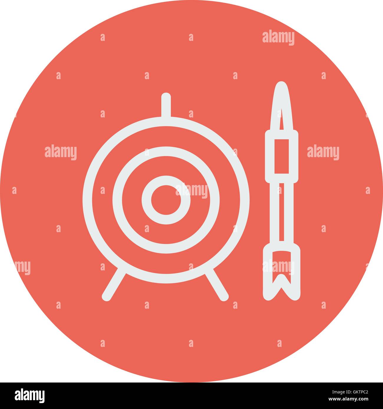 Bow arrow icon cartoon Stock Vector Images - Alamy