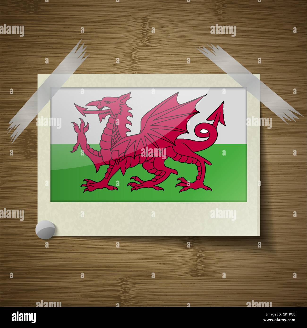 Wooden welcome sign on Stock Vector Images - Alamy