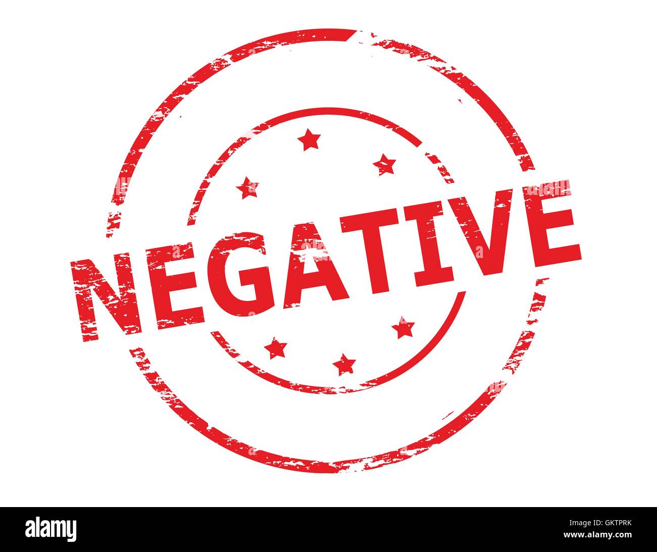 Negative word Stock Vector Images - Alamy