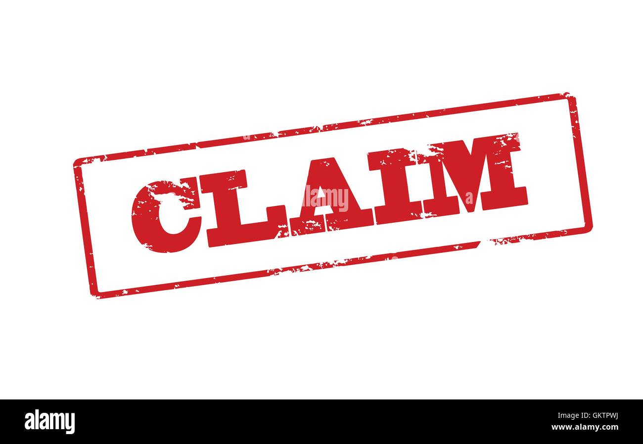 Claim sign Stock Vector Images - Alamy