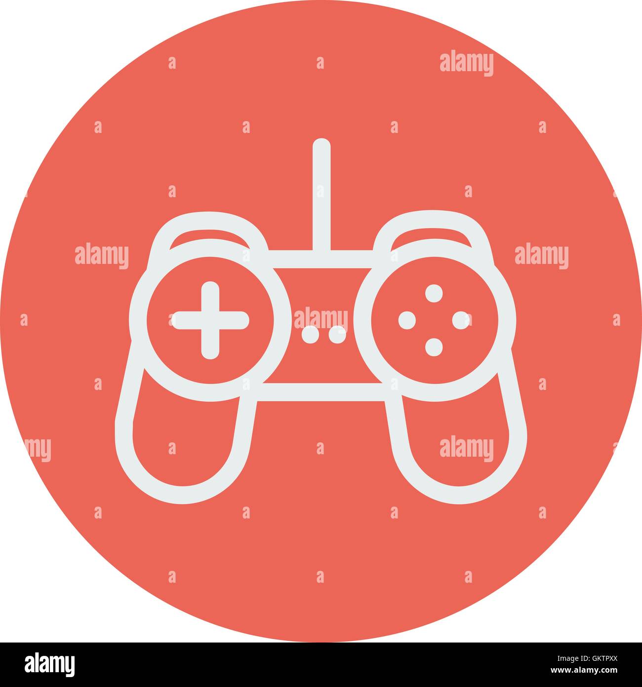 Joystick thin line icon Stock Vector Image & Art - Alamy