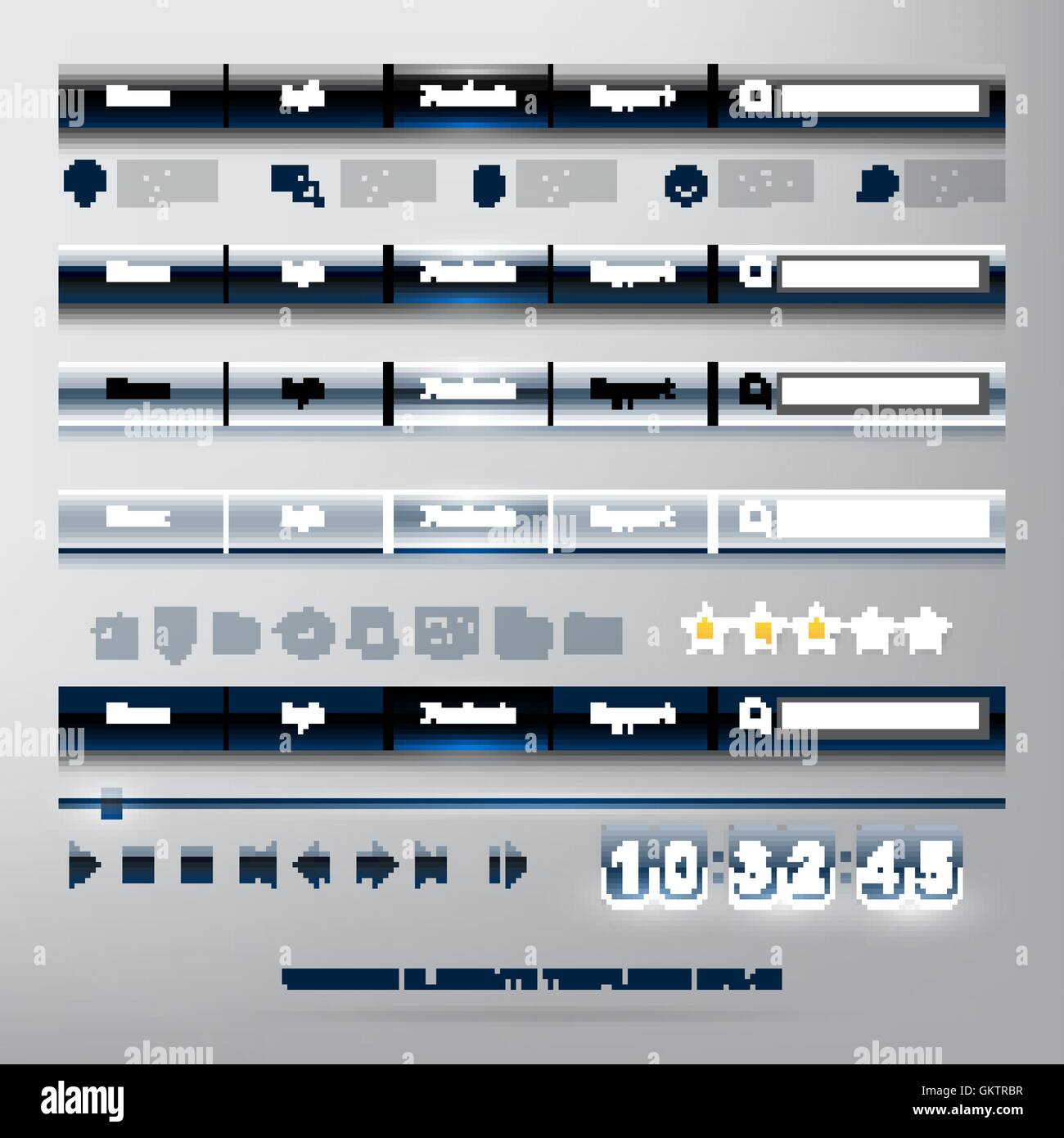 set of WEB design elements templates Stock Vector Image & Art - Alamy