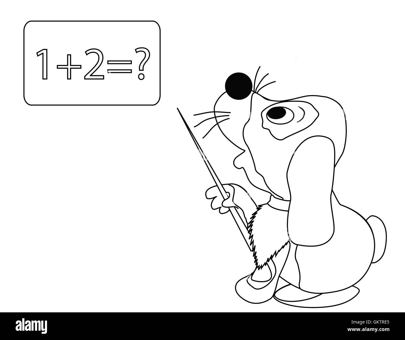 Coloring book animals hi-res stock photography and images - Alamy