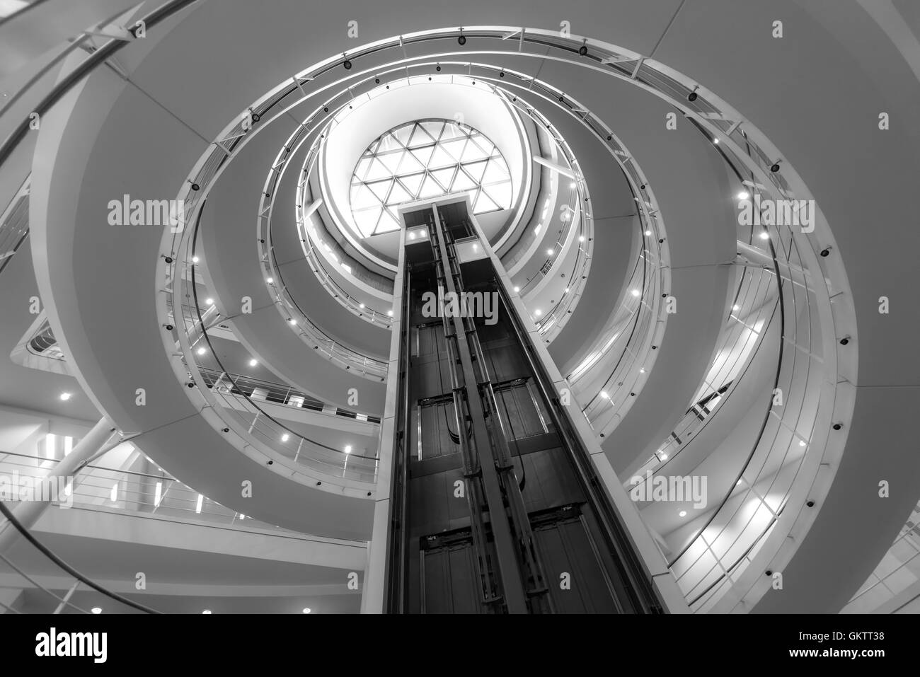 Spiral staircase in the LSE, City of Westminster, London, United ...