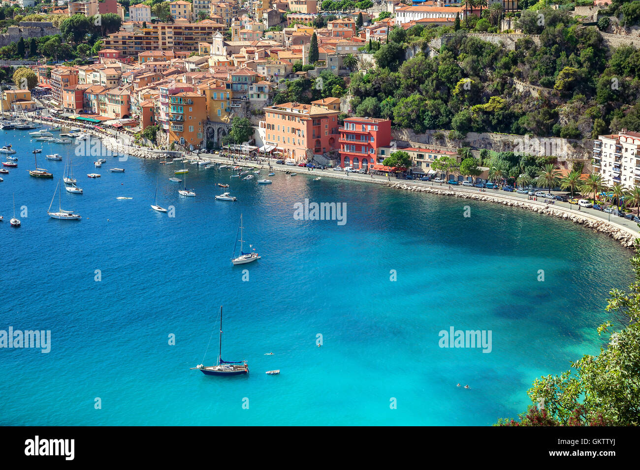 Beautiful beach french riviera hi-res stock photography and images - Alamy