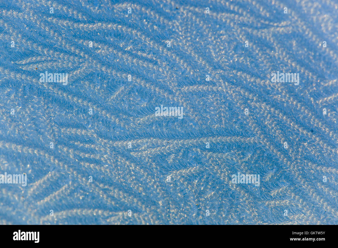 Frost on Window Pane; Winter; UK Stock Photo - Alamy