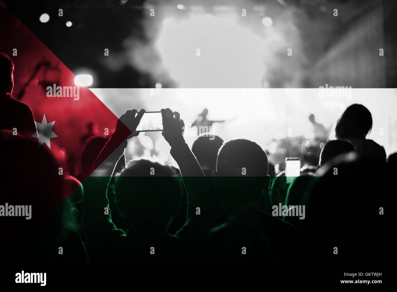 Jordan fans flag hi-res stock photography and images - Alamy