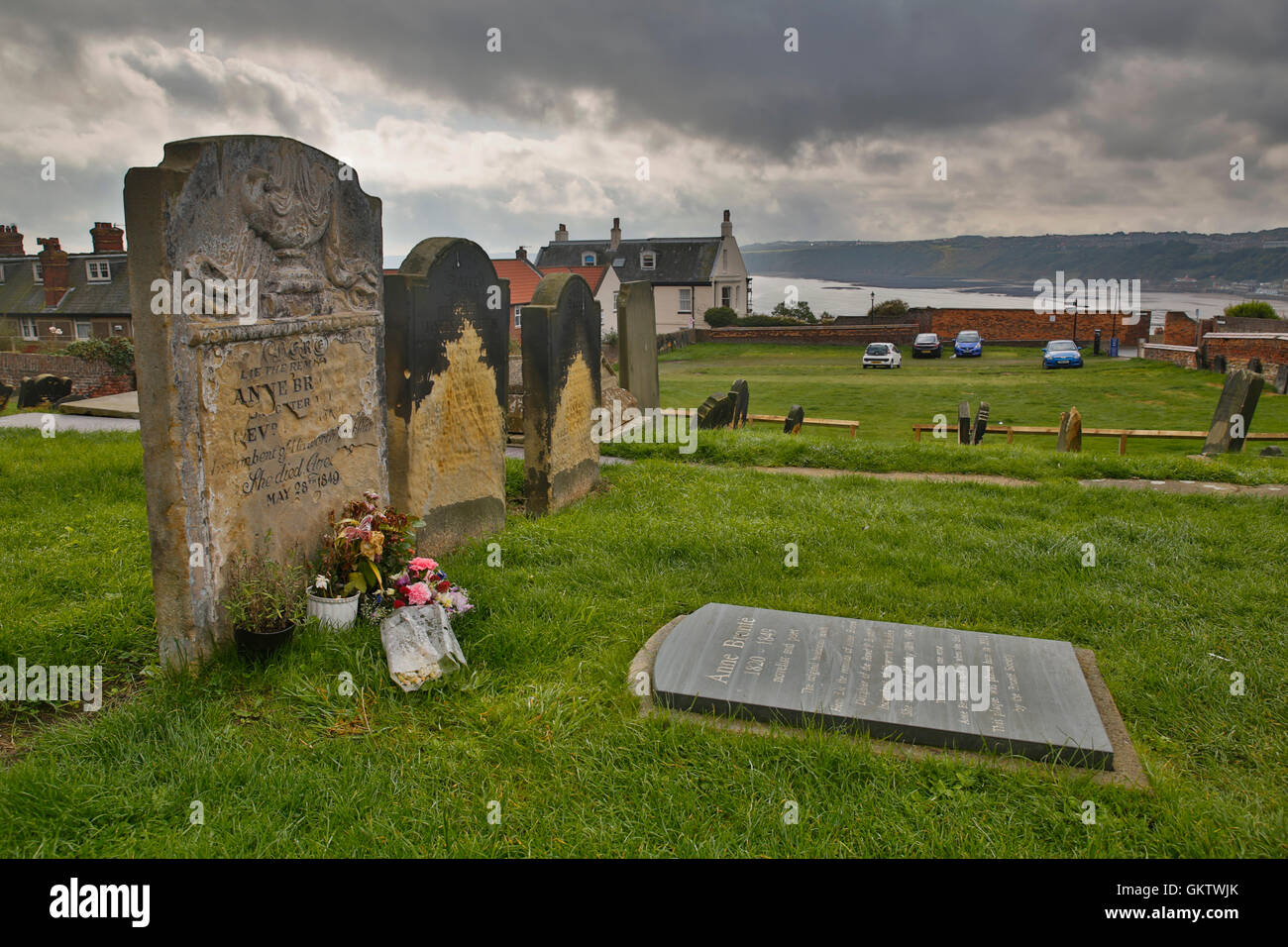 Anne Bronte's Grave; Scarborough; Yorkshire; UK Stock Photo - Alamy