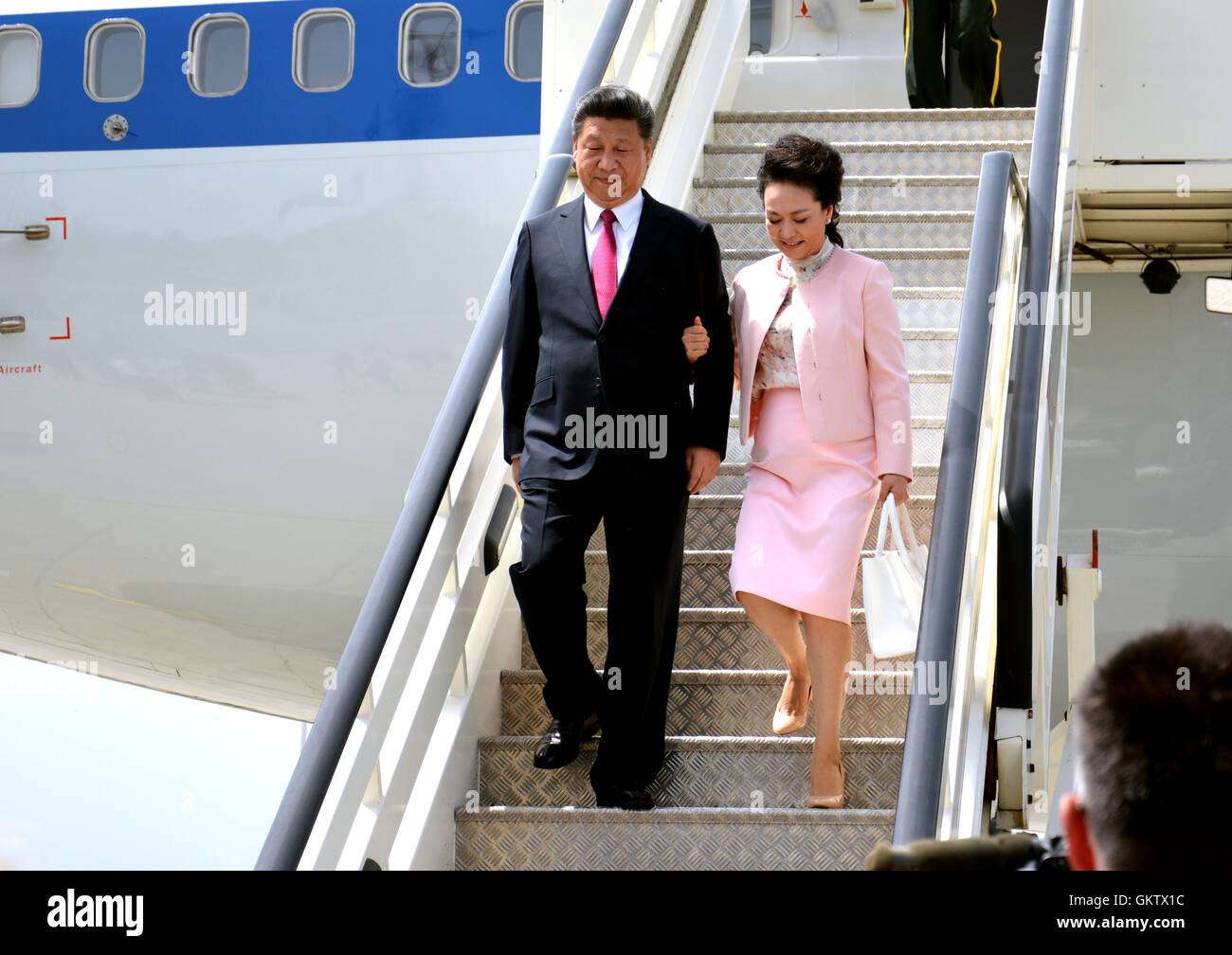 Belgrade, Serbia. 17th June, 2016. Chinese President Xi Jinping's plane ...