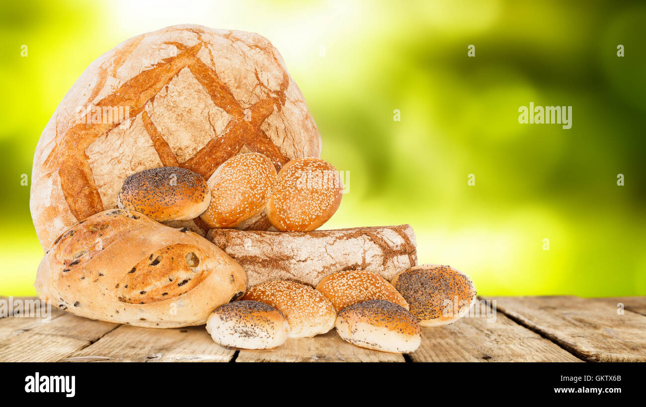 Varieties of breads hi-res stock photography and images - Alamy
