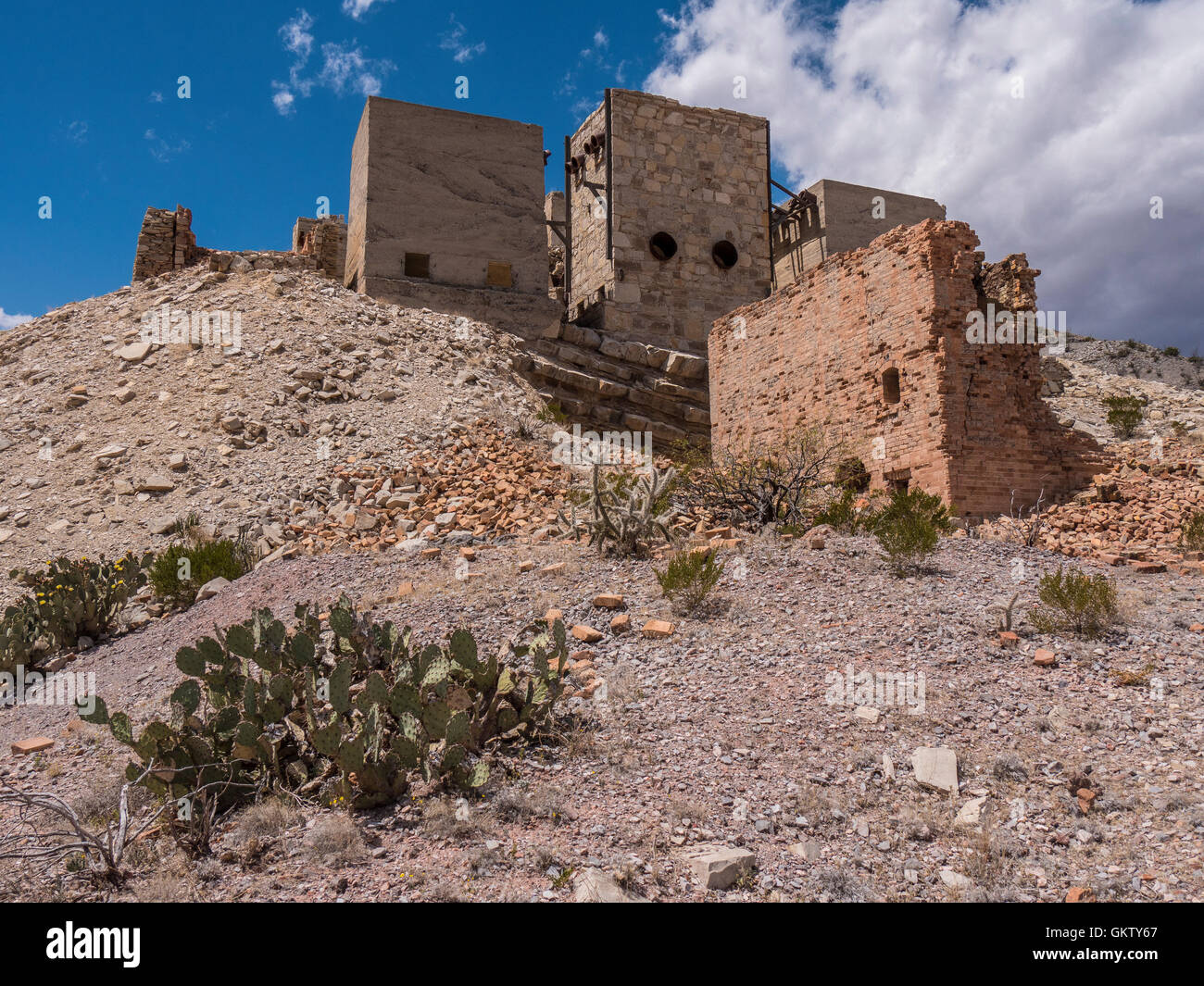 Mariscal Mine, River Road, Big Bend National Park, Texas Stock Photo ...