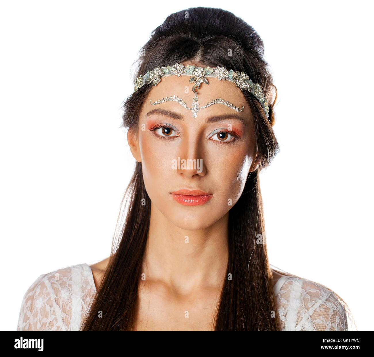 Portrait young hairstyle woman model hi-res stock photography and ...