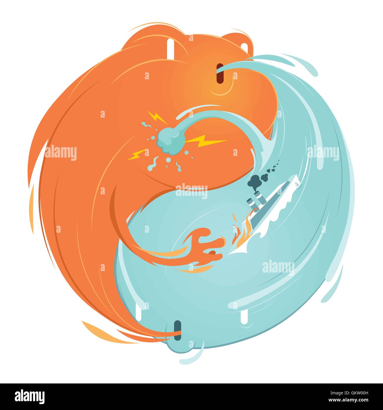 Yin yang vectors hi-res stock photography and images - Alamy