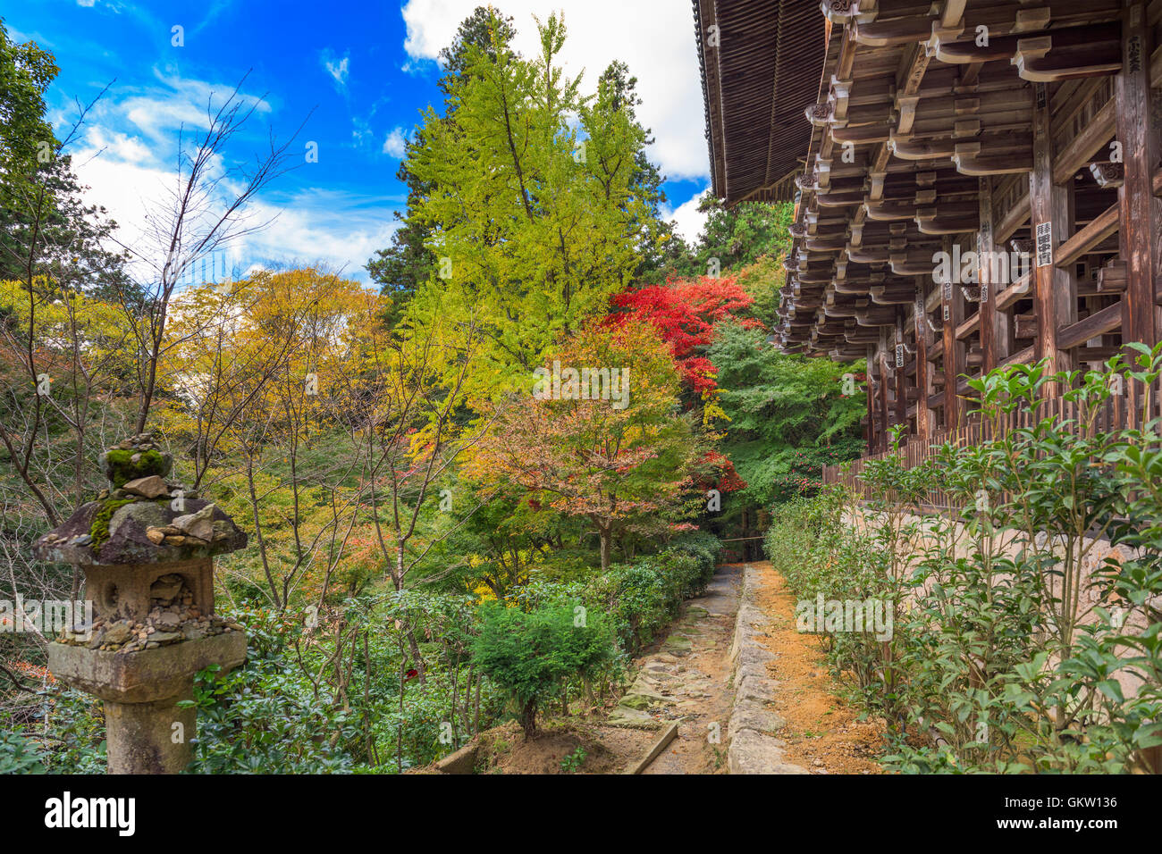 Mount Shosha, Himeji, Japan at Engyoji Temple in early autumn Stock ...