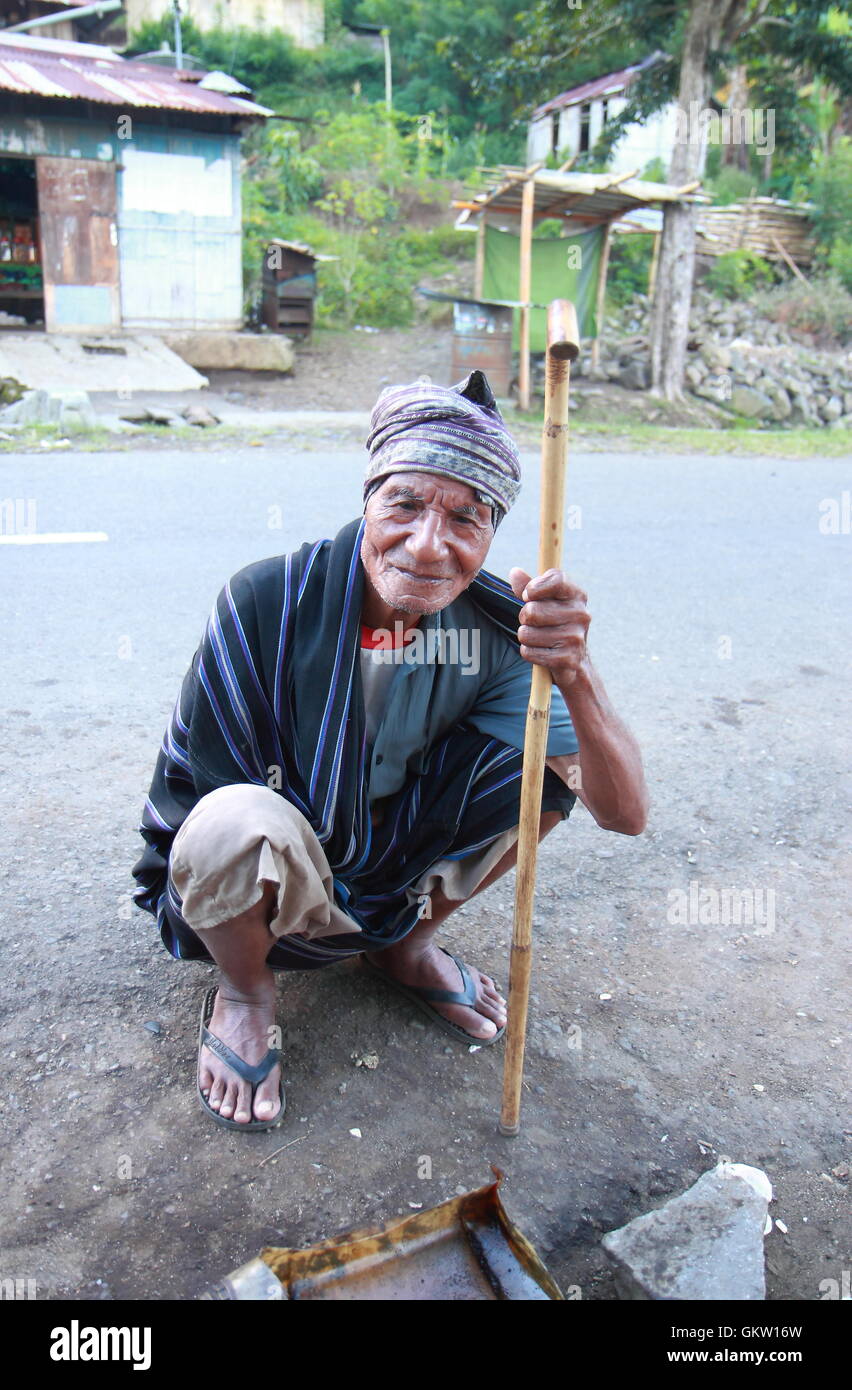 A local man in Moni village in Flores Indonesia Stock Photo - Alamy