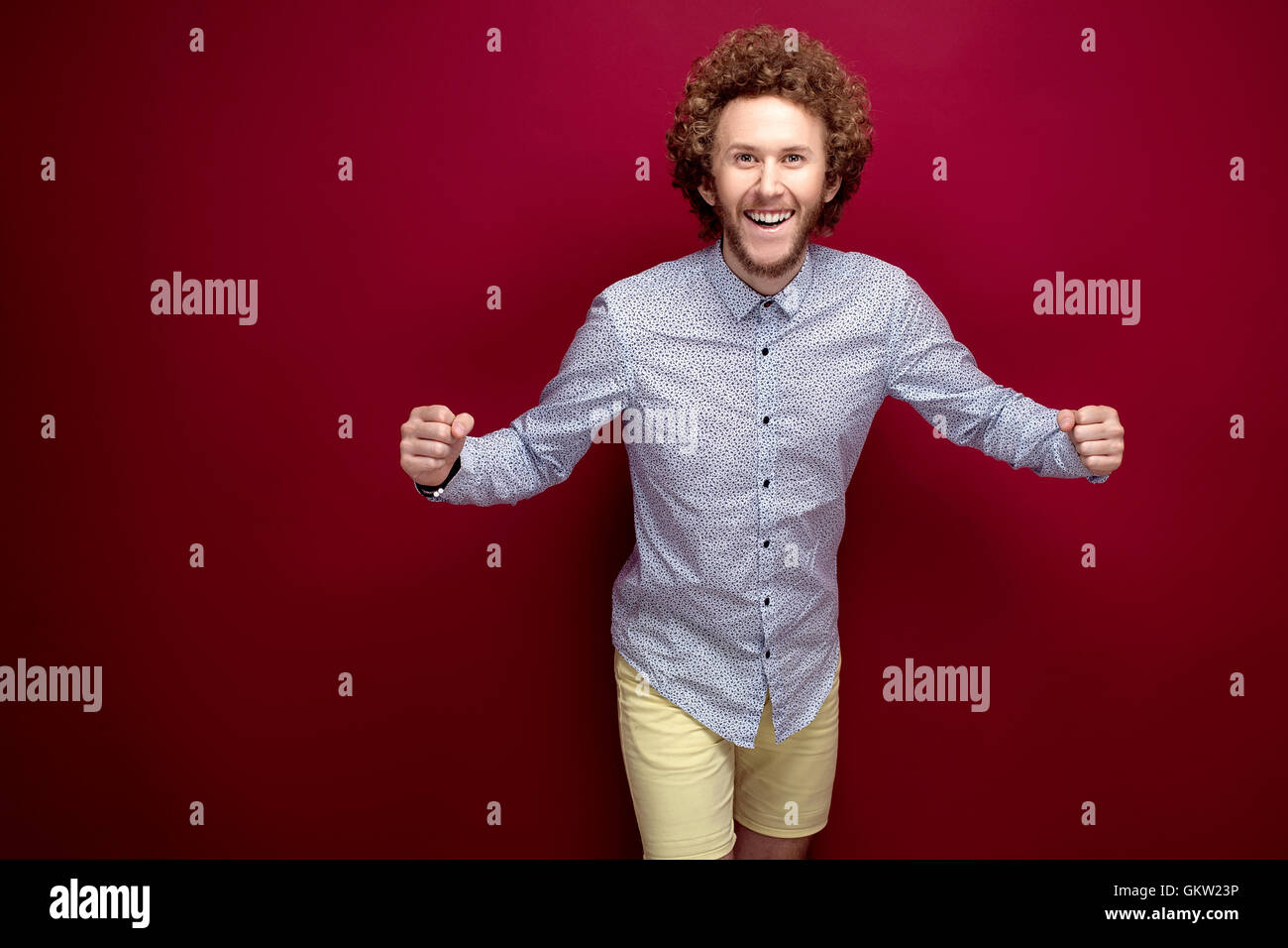Stylish man pointing finger hi-res stock photography and images - Alamy
