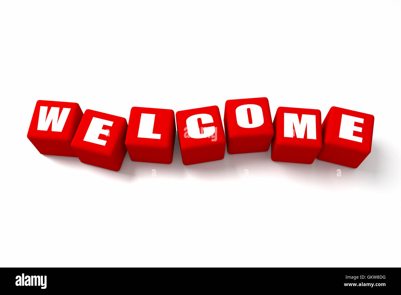 Welcome word Cut Out Stock Images & Pictures - Alamy
