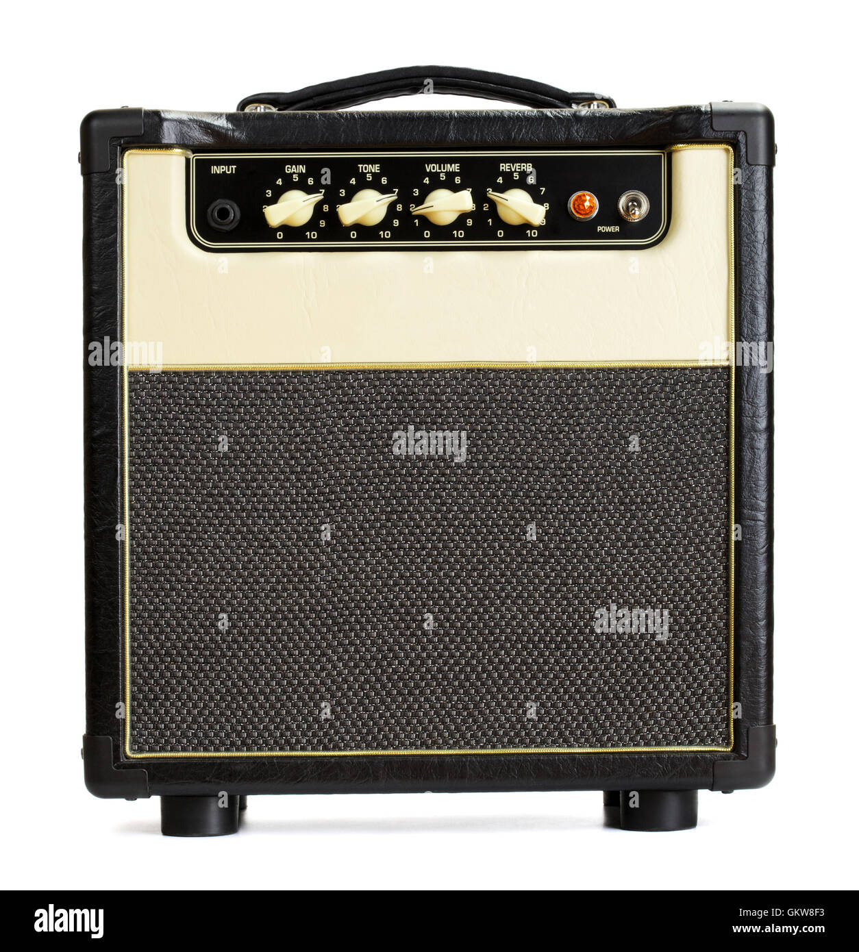 Vintage Guitar Amplifier Stock Photo - Alamy
