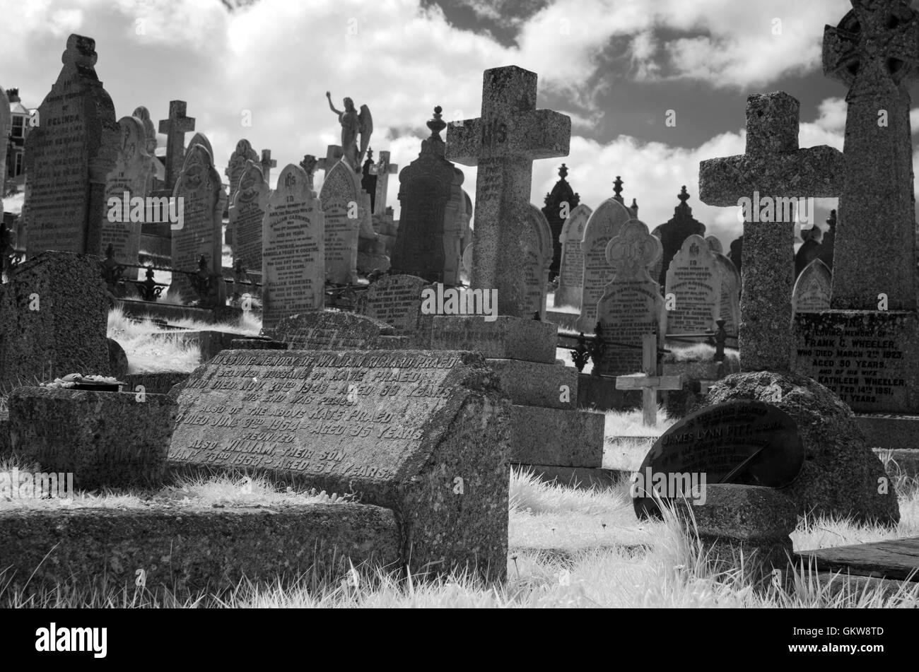 Graves Barnoon Infra red number 3607 Stock Photo - Alamy