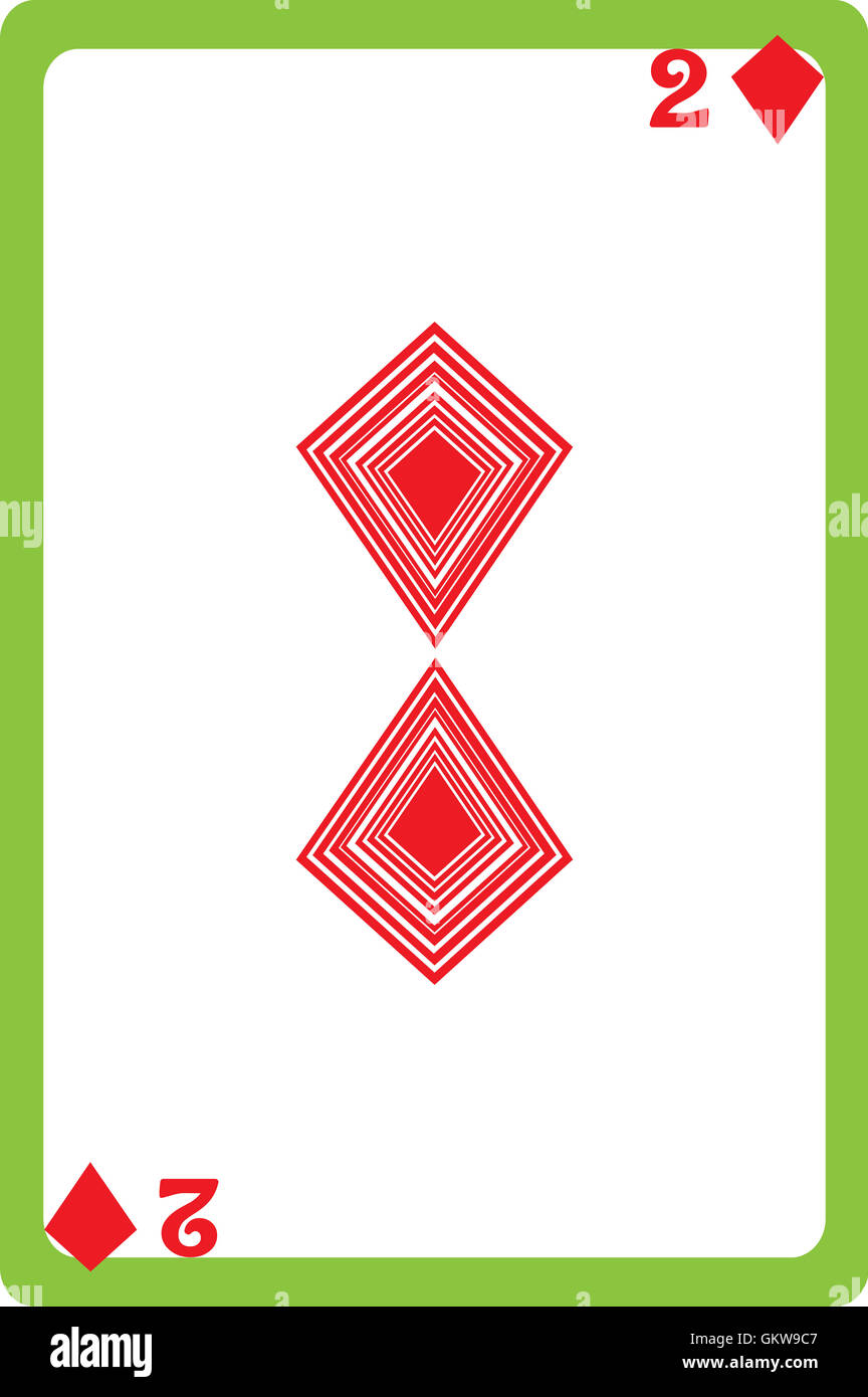 two of diamonds Stock Photo - Alamy