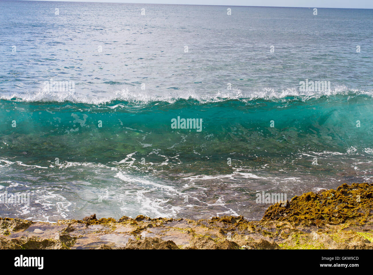 Clear Waves Oahu Hawaii Stock Photo - Alamy