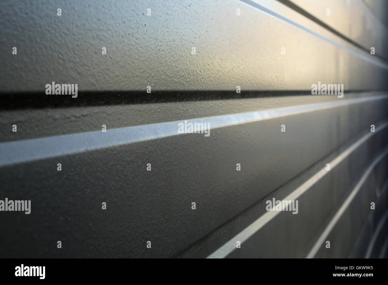 Formed Metal wall Perspective Stock Photo - Alamy