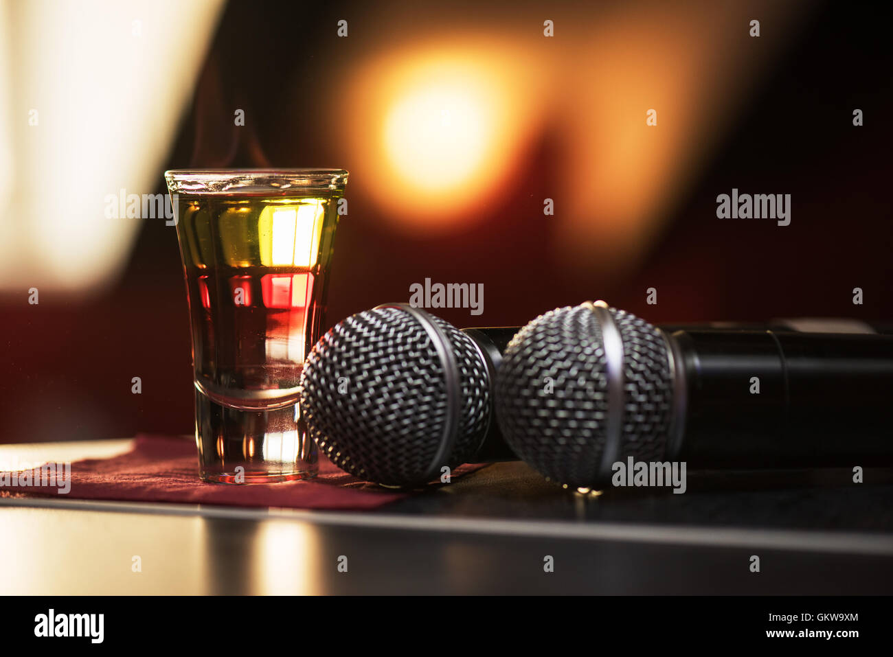 burning drink shot Stock Photo - Alamy