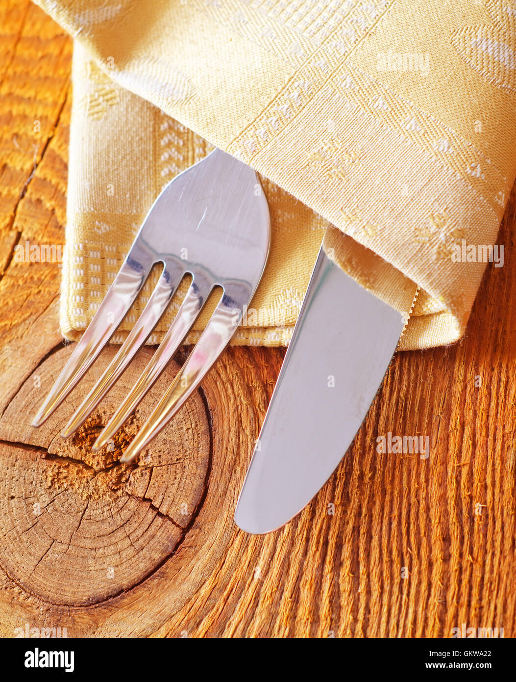 knife and fork Stock Photo - Alamy