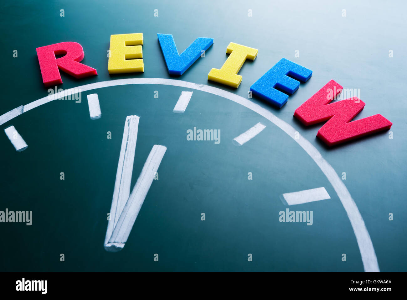 Time to review concept Stock Photo - Alamy