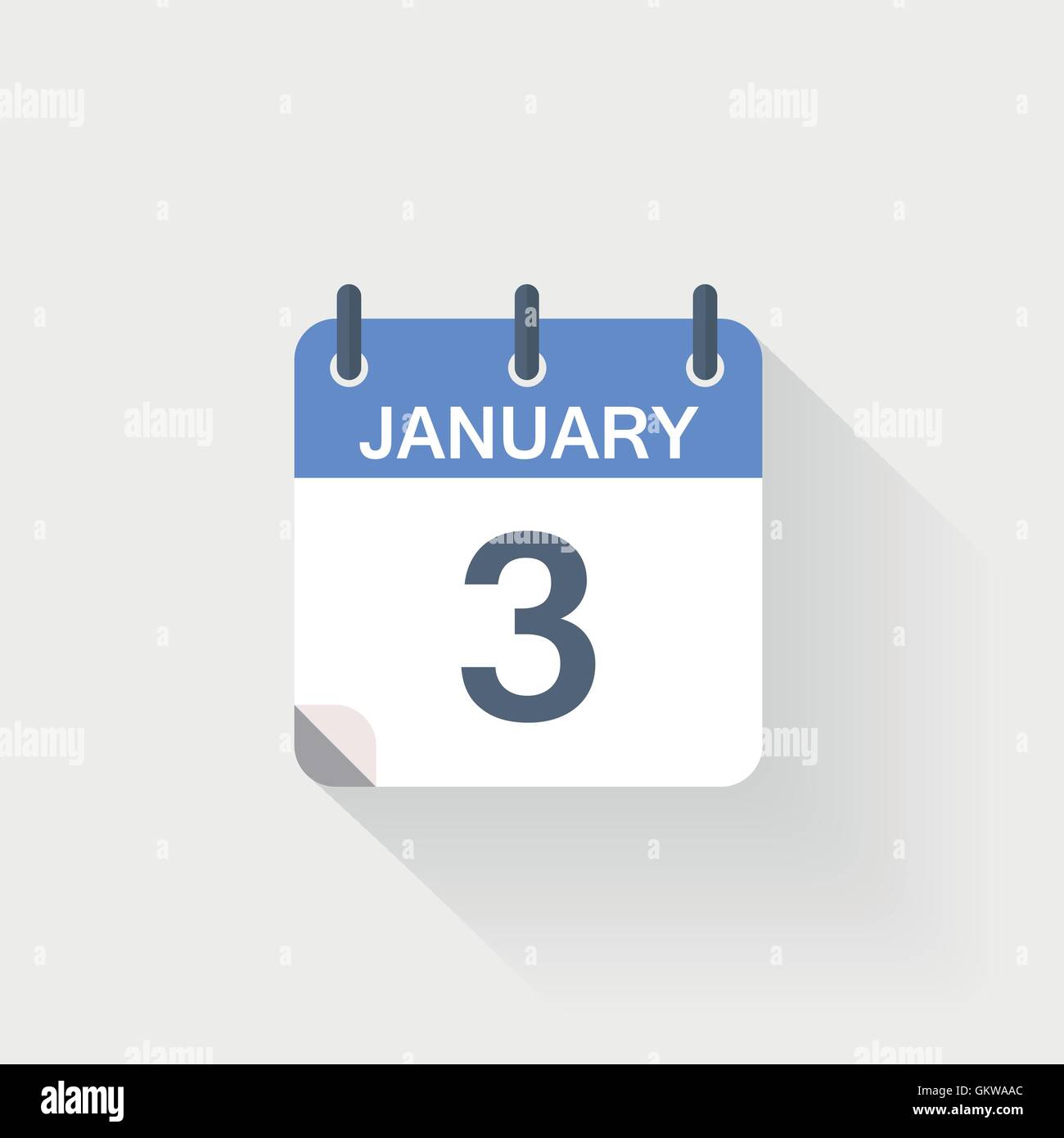 3 january calendar hi-res stock photography and images - Alamy