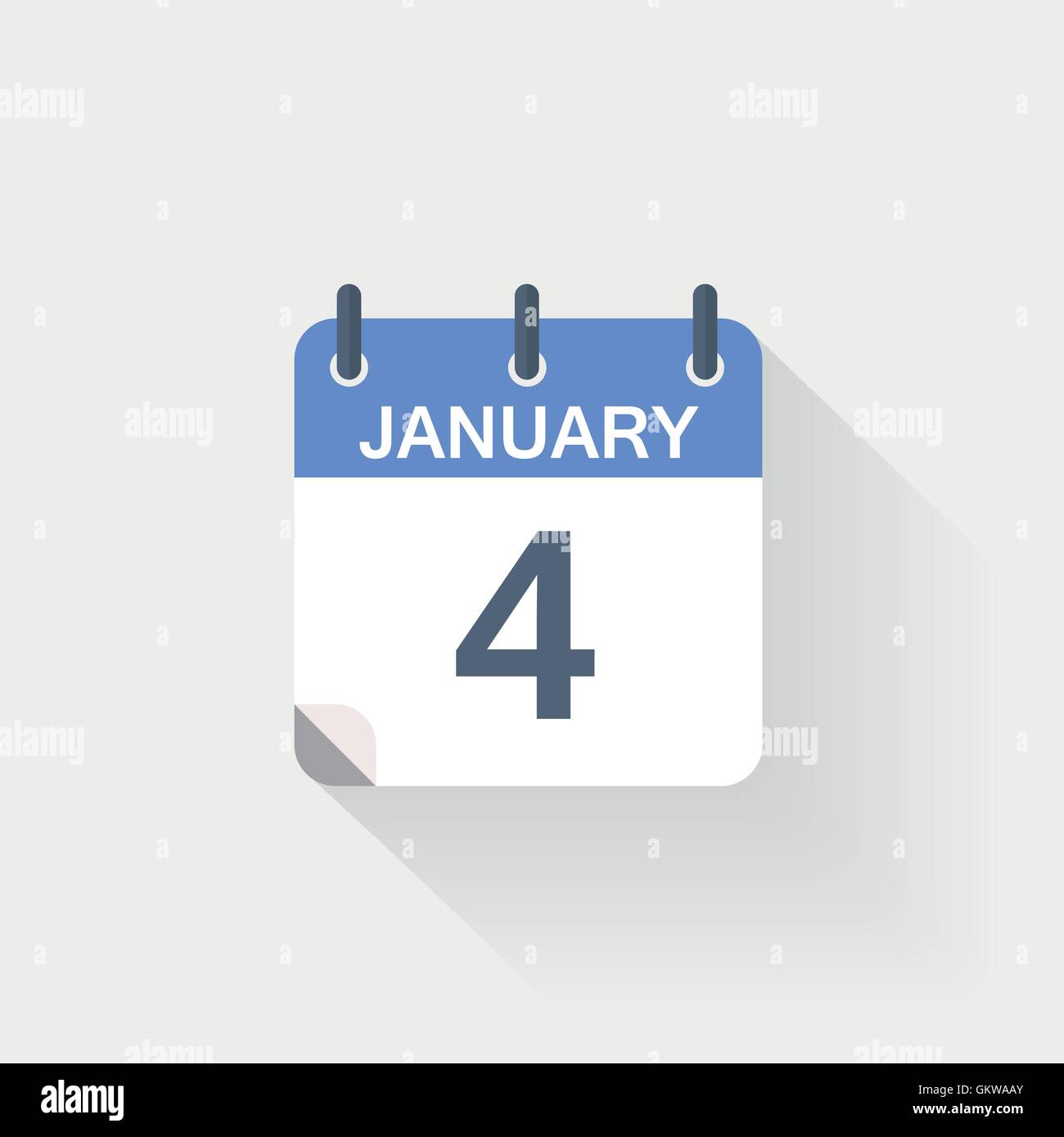 4 january icon Stock Vector Images - Alamy