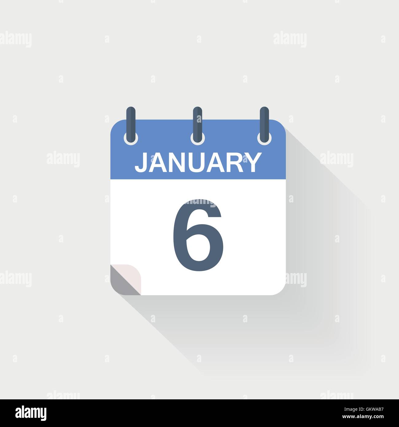 6 january icon hi-res stock photography and images - Alamy