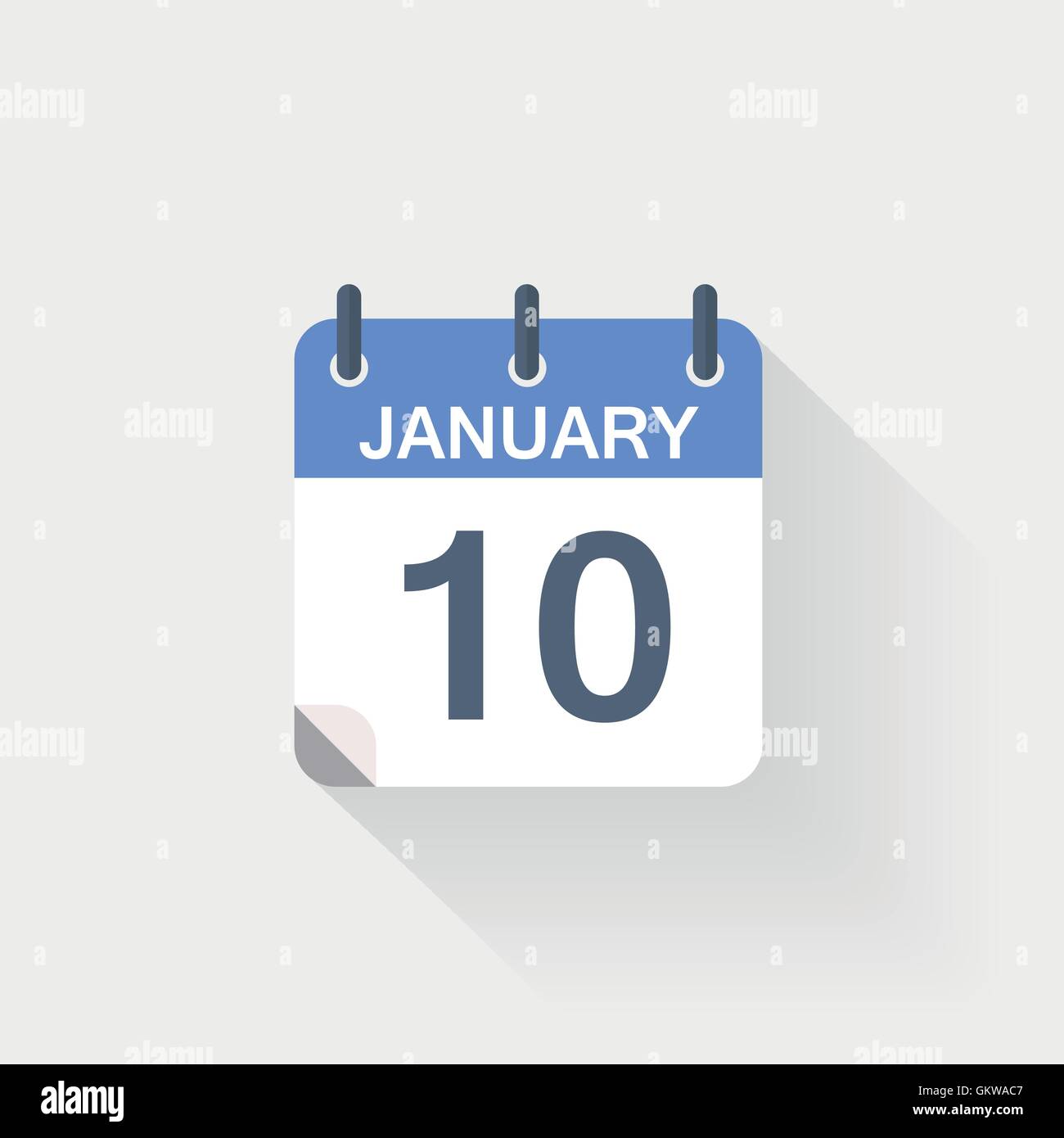 10 january calendar hi-res stock photography and images - Alamy