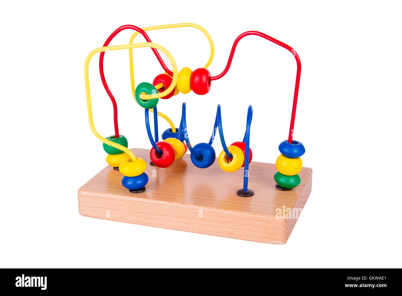 Colorful wooden toy Stock Photo - Alamy