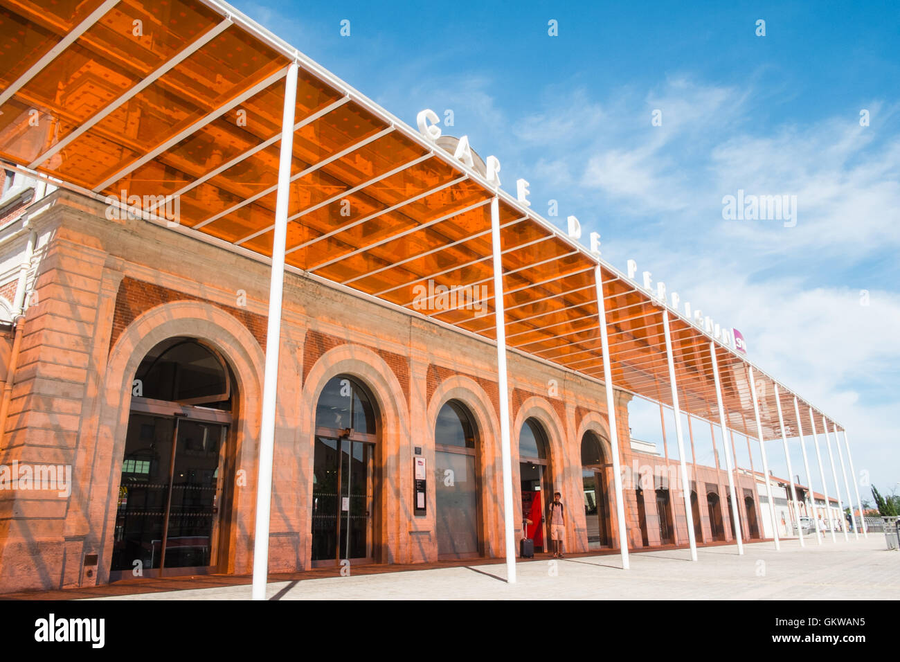 Perpignan railway station hi-res stock photography and images - Alamy