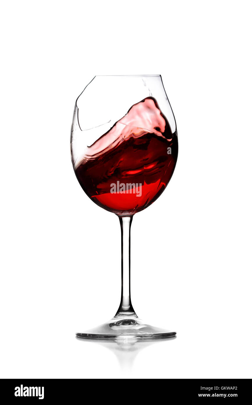 Broken red wine Cut Out Stock Images & Pictures - Alamy