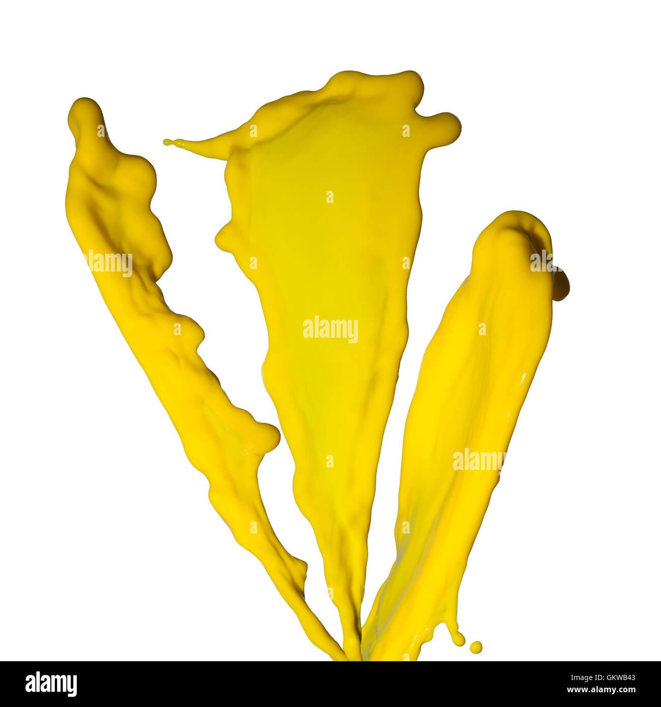 colorful paint splash isolated on white background Stock Photo - Alamy