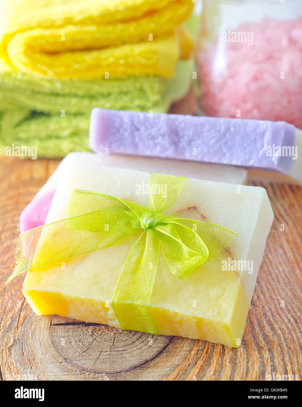 soap and salt Stock Photo - Alamy