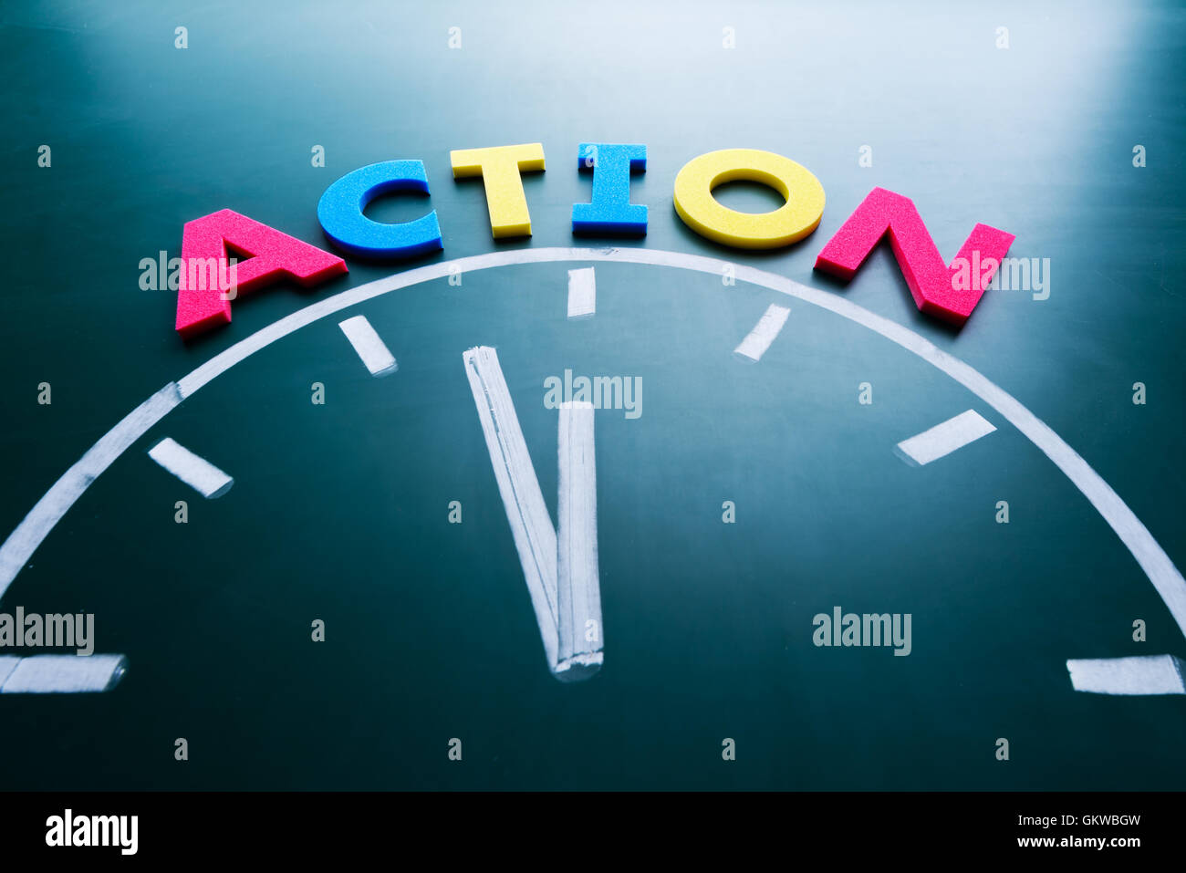 Time to action concept Stock Photo - Alamy