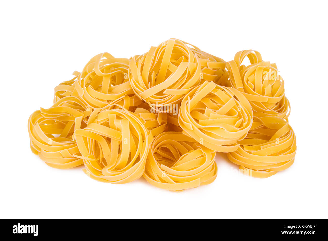 Italian pasta: tagliatelle Stock Photo - Alamy