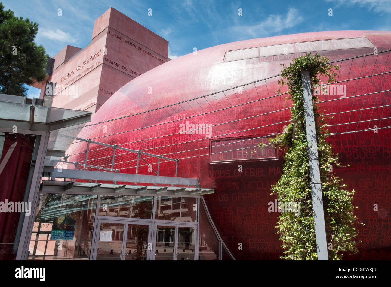 Modern Theatre de l'Archipel.Modern architecture,architectural arts ...