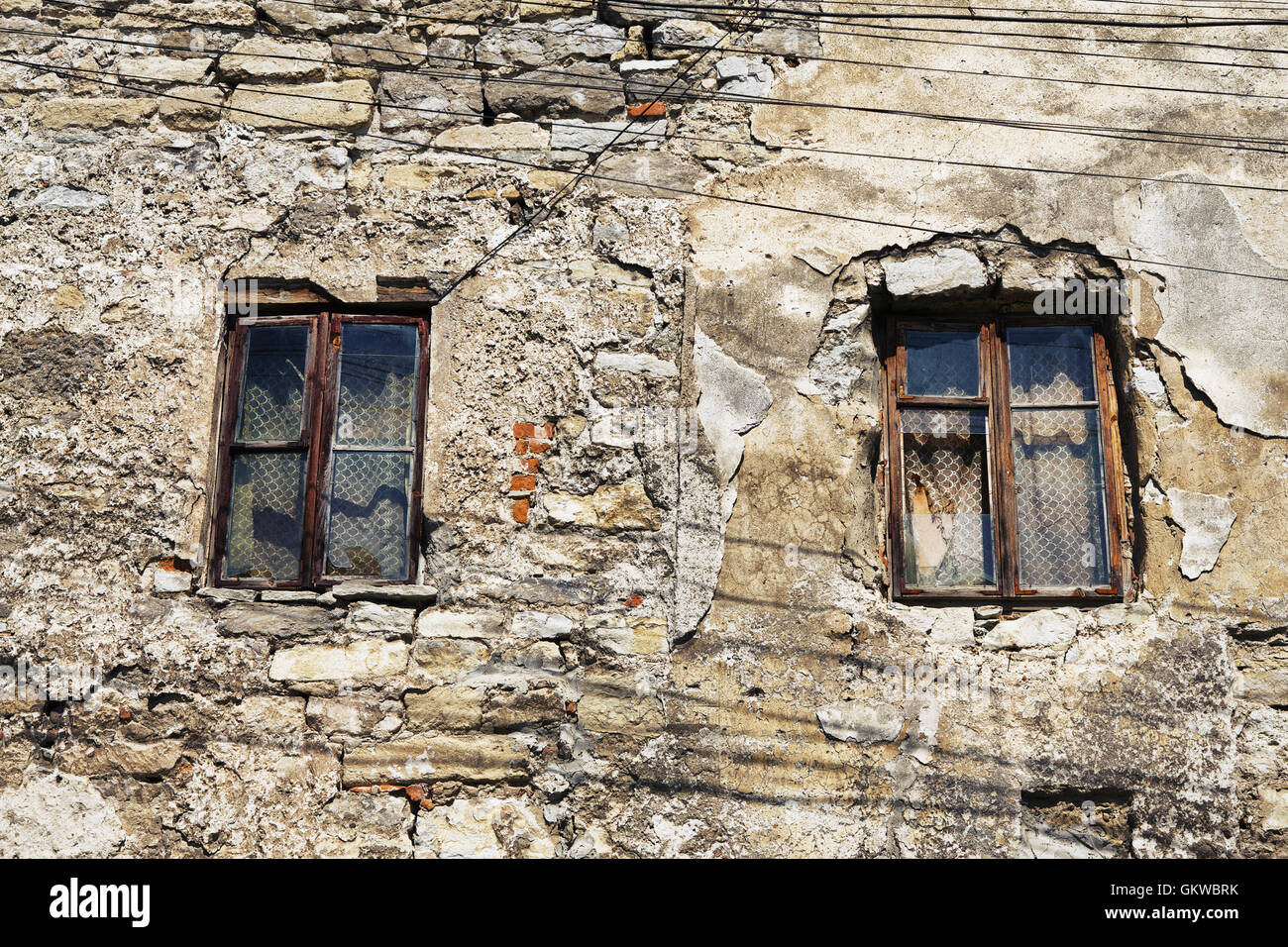 Window Of Abandoned House Stock Photo - Alamy