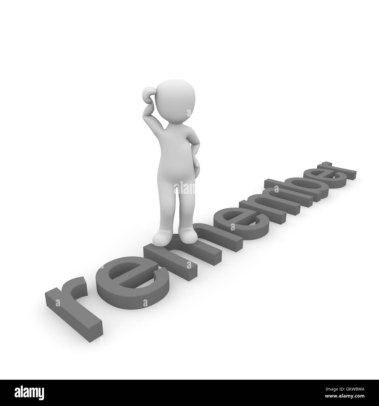 3d contemplation hi-res stock photography and images - Alamy