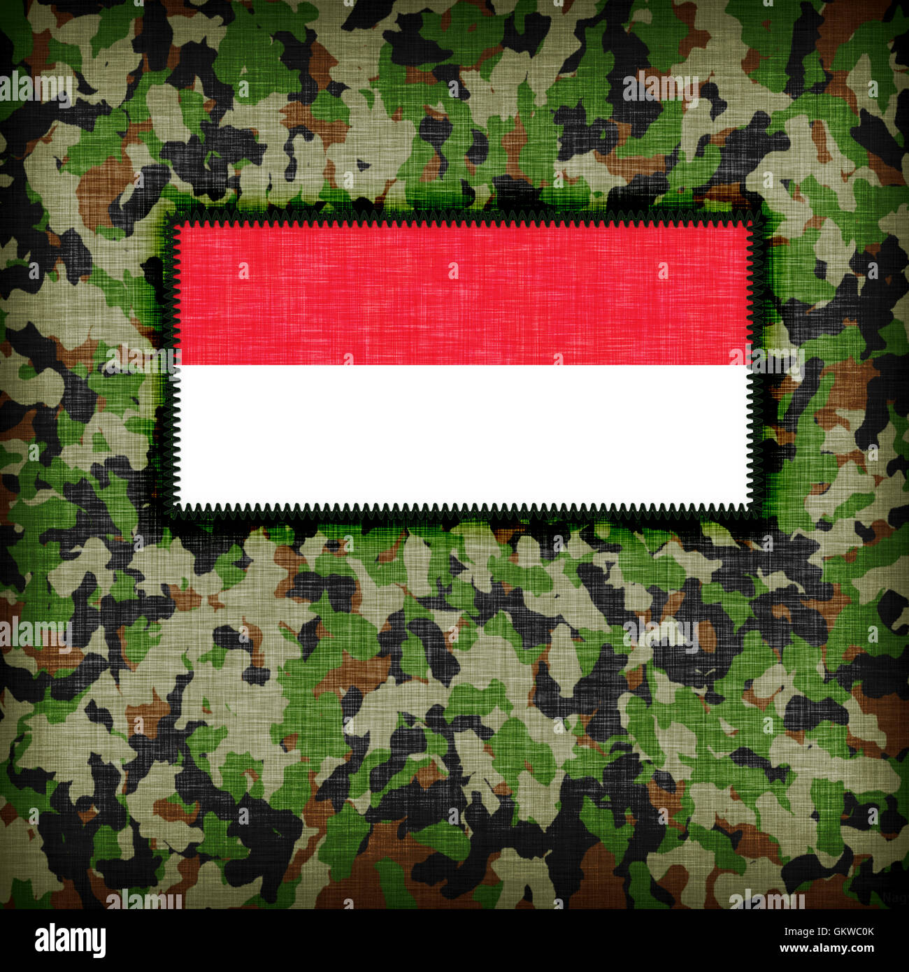 Amy camouflage uniform, Indonesia Stock Photo - Alamy