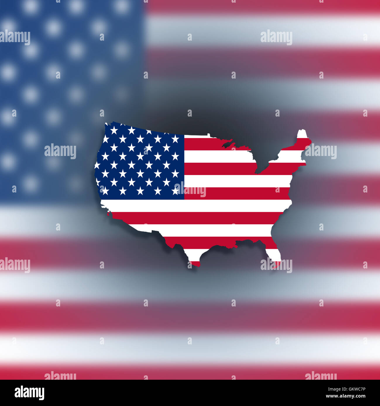 United states map Stock Photo - Alamy