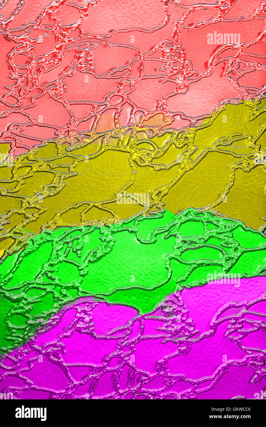 Abstract orange glass window pane hi-res stock photography and images ...