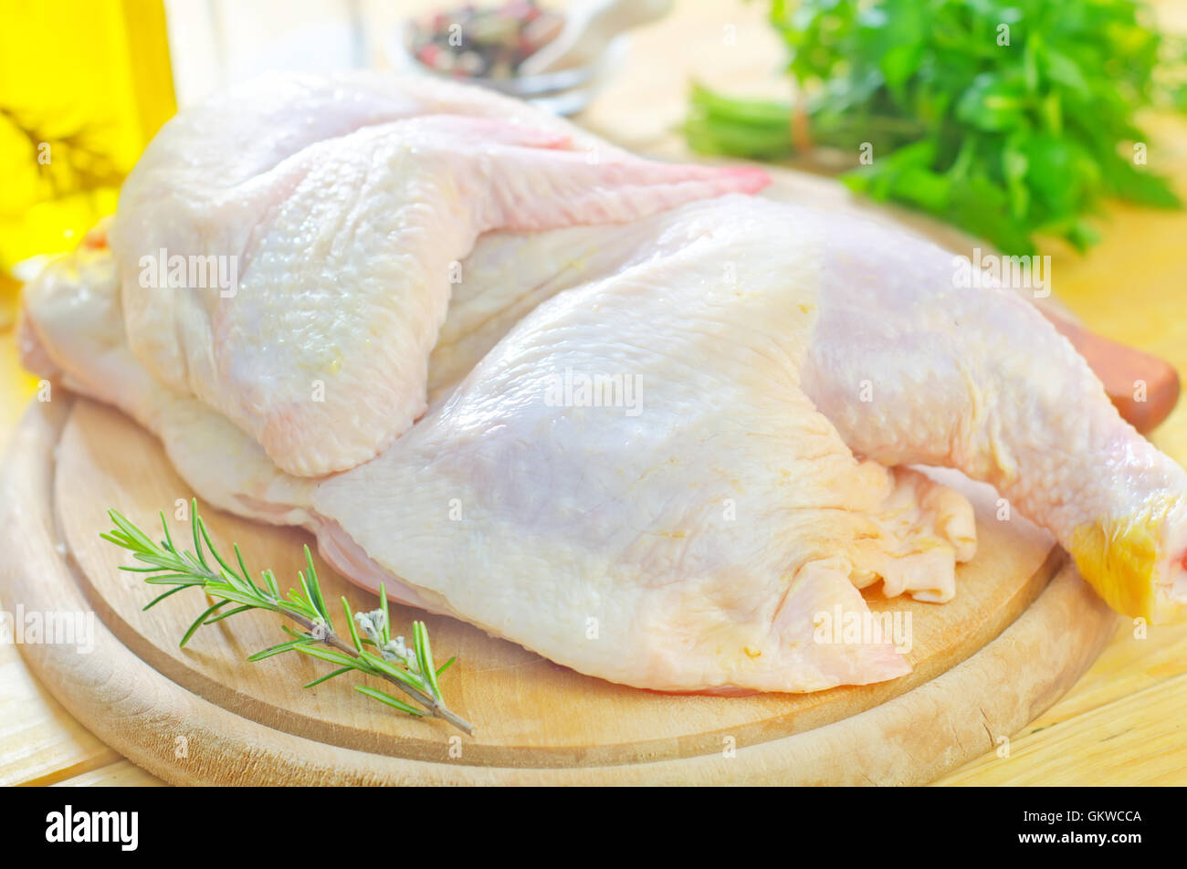 Chicken whole tied hi-res stock photography and images - Alamy